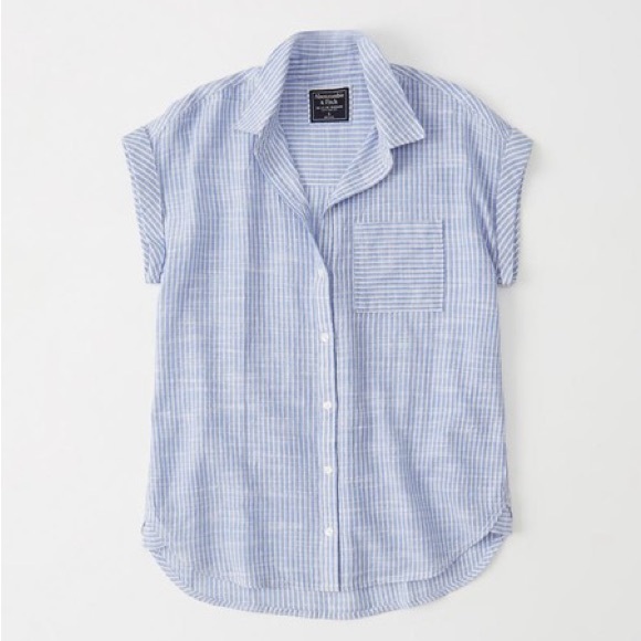 Abercrombie & Fitch | Tops | Iso Abercrombie Fitch Blue Button Down ...
